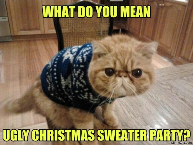 Ugly Christmas Sweater Memes - Easy Family Fun- Print-and-Play Family ...