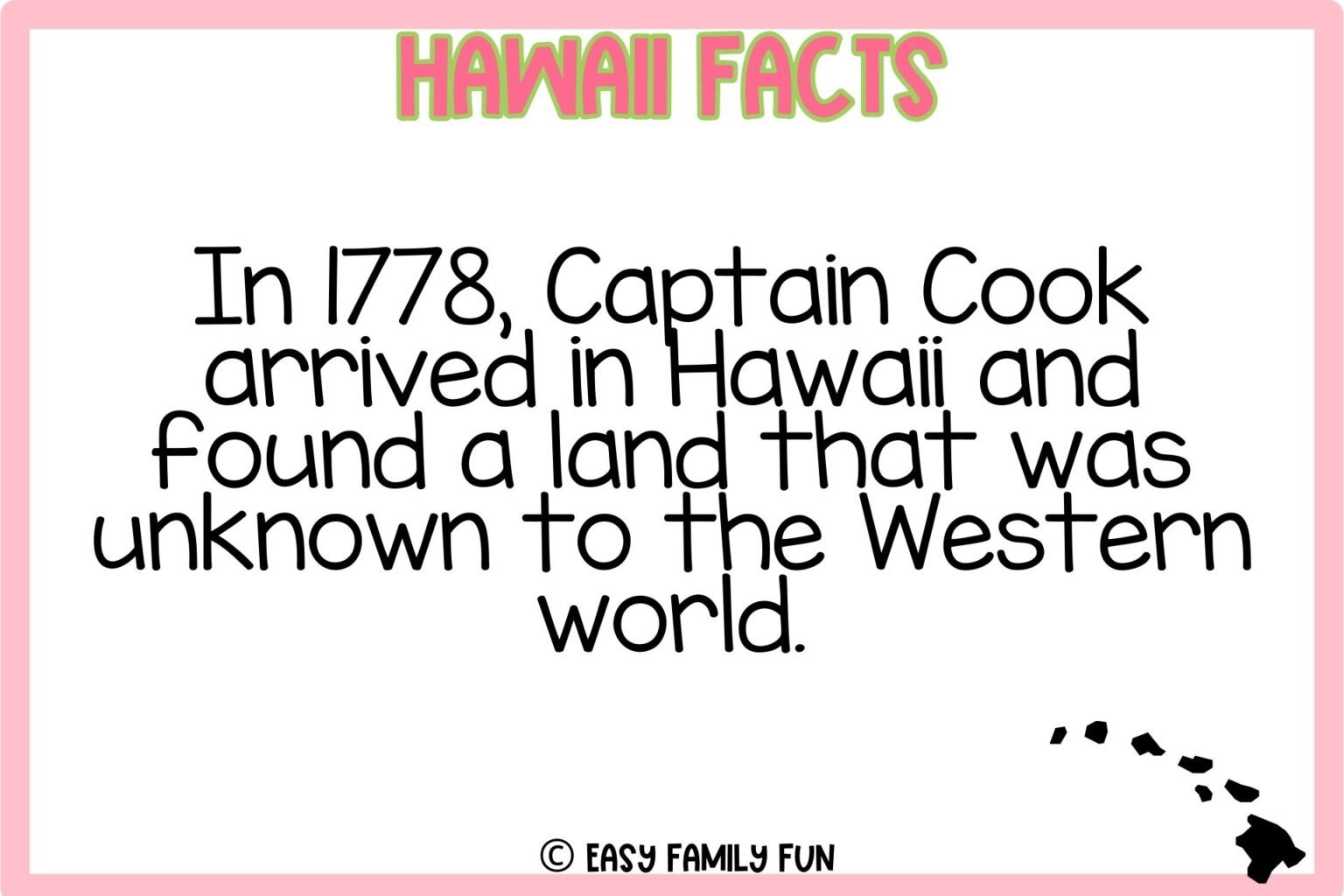 Amazing Facts About Hawaii [Free Fact Cards] - Easy Family Fun- Print ...