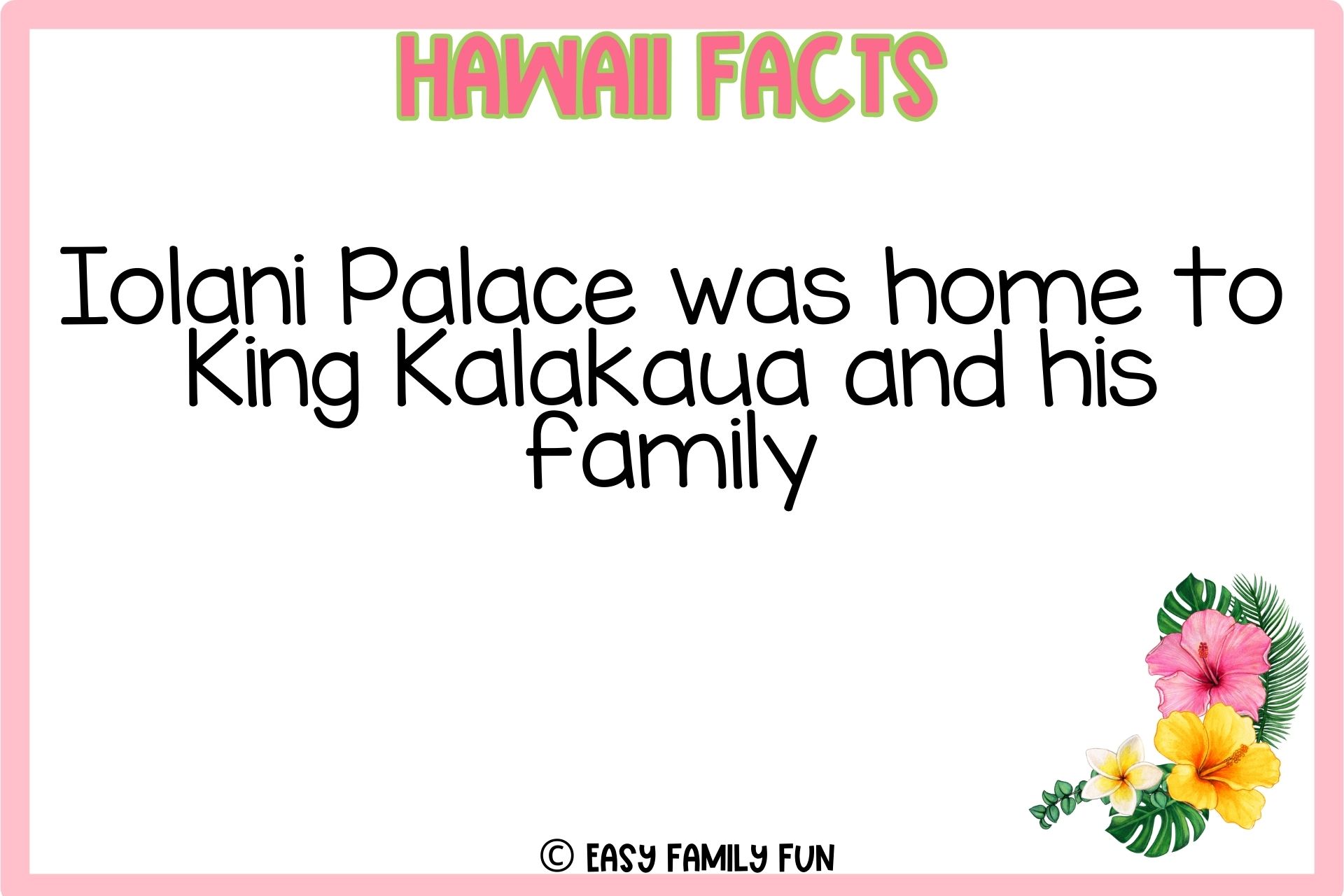 Amazing Facts About Hawaii [Free Fact Cards] - Easy Family Fun- Print ...