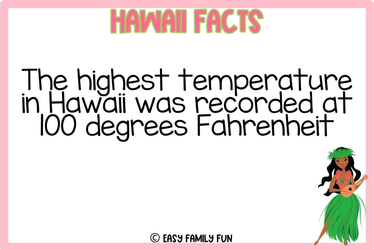 Amazing Facts About Hawaii [Free Fact Cards] - Easy Family Fun- Games ...