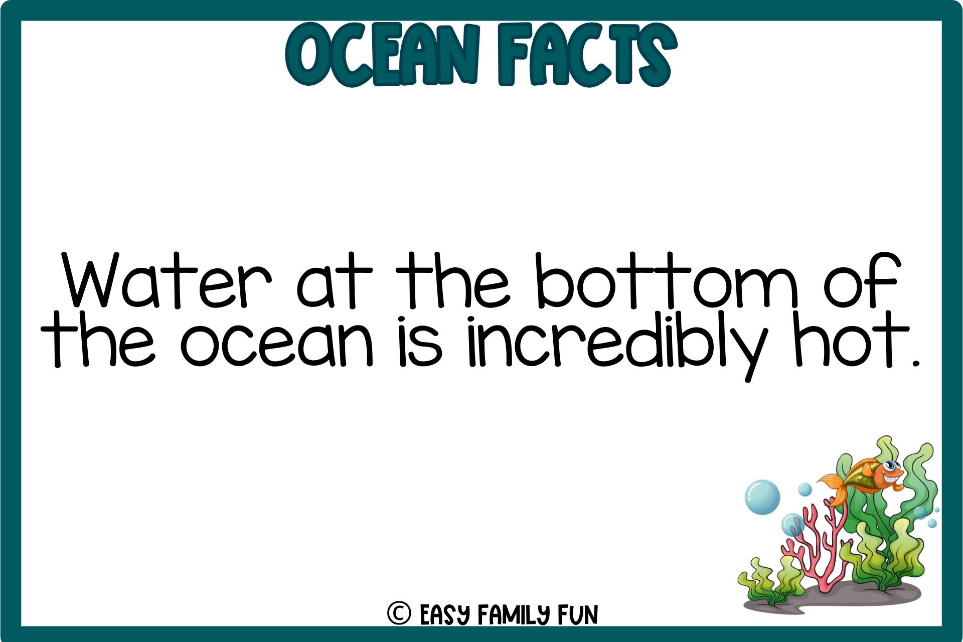 Facts About The Ocean - Easy Family Fun- Games, Trivia, and Jokes