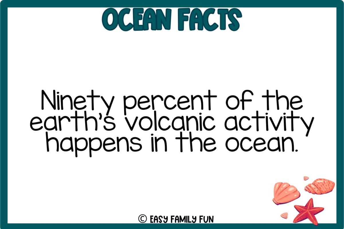 Facts About The Ocean - Easy Family Fun- Games, Trivia, and Jokes