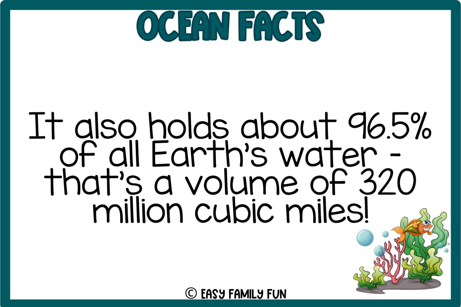 Facts About The Ocean - Easy Family Fun- Games, Trivia, and Jokes