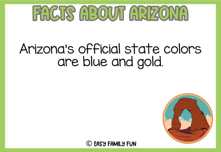 Fun Facts About Arizona - Easy Family Fun- Games, Trivia, and Jokes