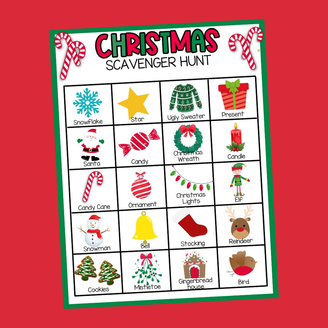 The Best Christmas Scavenger Hunt [Free PDF]