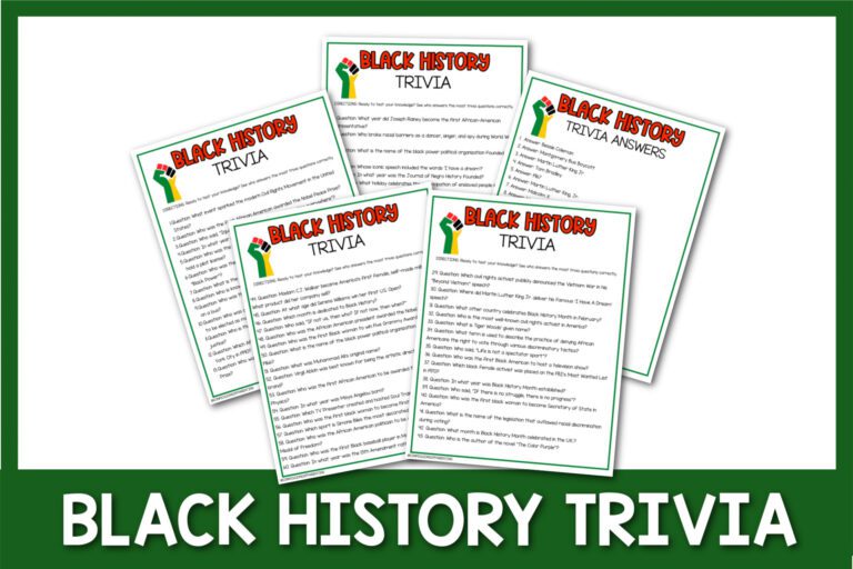 60 Best Black History Trivia Questions