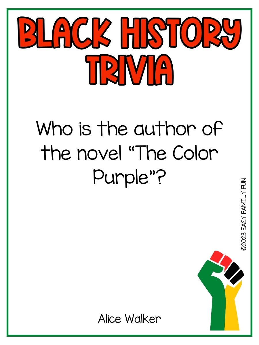 60 Best Black History Trivia Questions