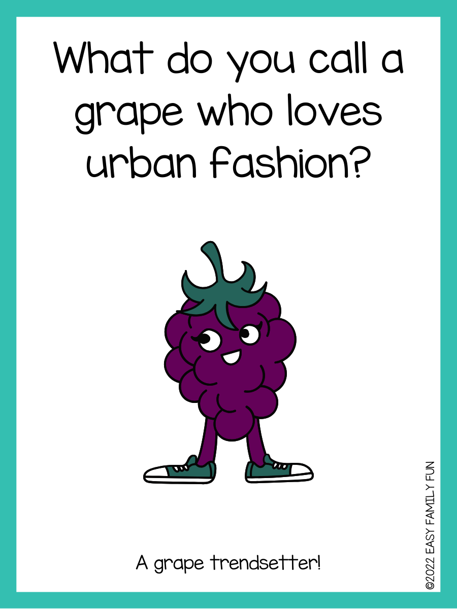 Grape Jokes - Easy Family Fun- Games, Trivia, and Jokes