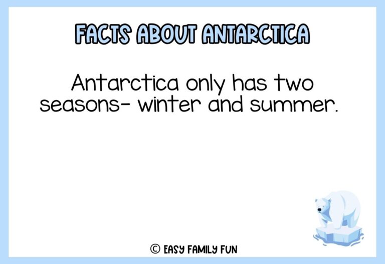 Facts About Antarctica For Kids - Easy Family Fun- Games, Trivia, and Jokes