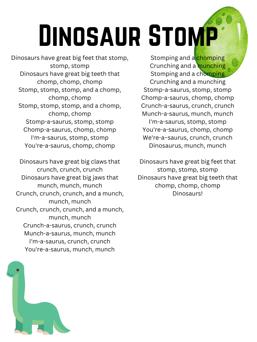 Dinosaur Songs for kids - Easy Family Fun- Games, Trivia, and Jokes