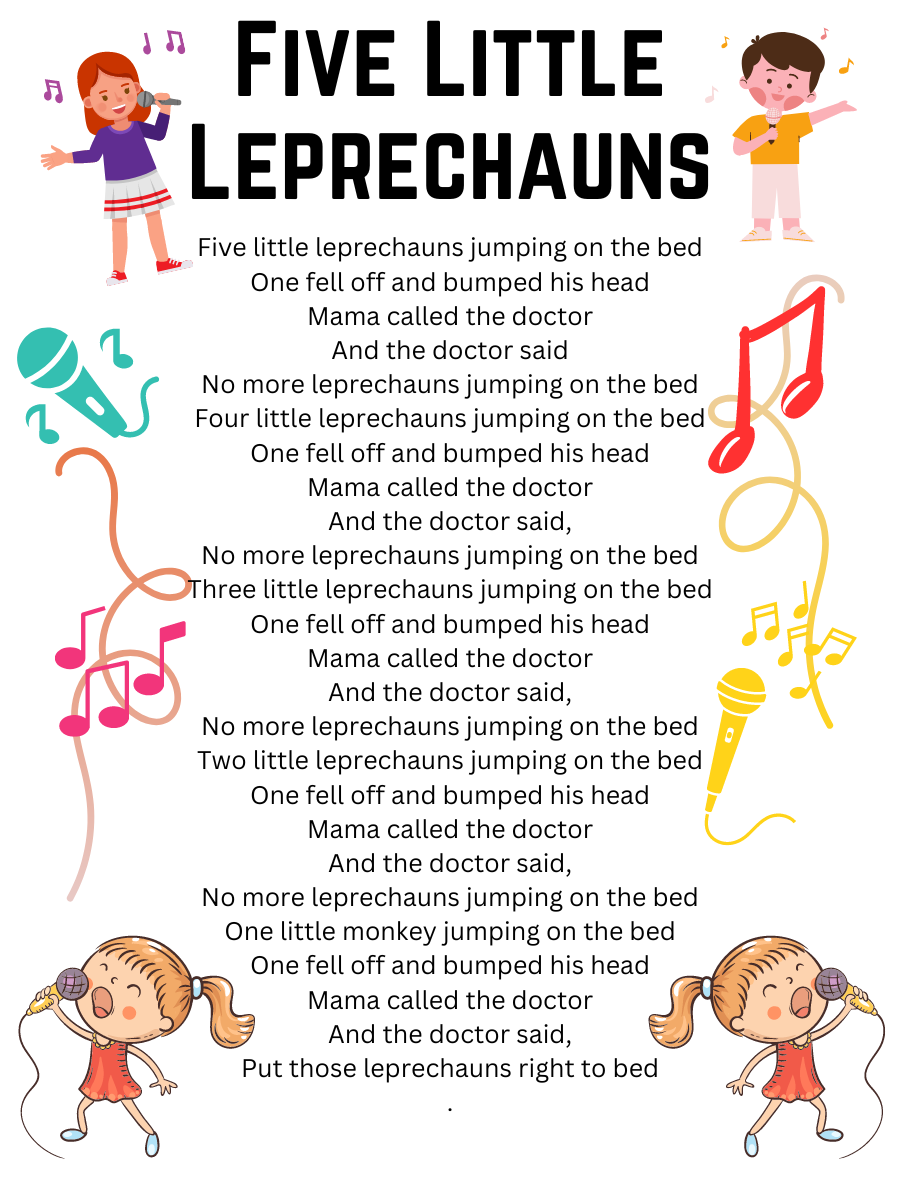 Leprechaun songs for kids - Easy Family Fun- Games, Trivia, and Jokes