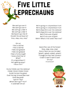 Leprechaun songs for kids - Easy Family Fun- Games, Trivia, and Jokes