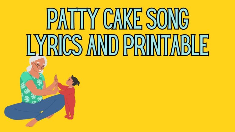 Patty Cake Song - Easy Family Fun- Print-and-Play Family Fun Hub