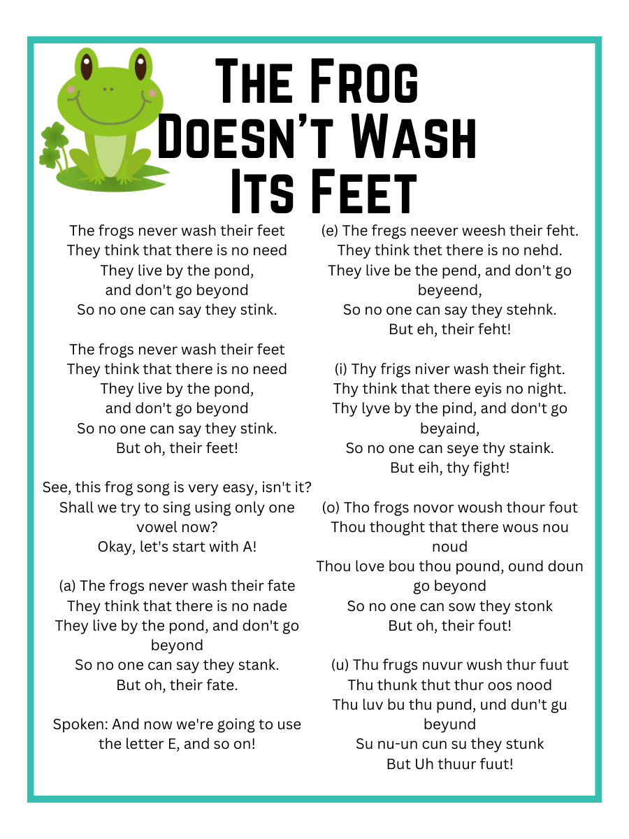 Frog Songs For Kids - Easy Family Fun- Games, Trivia, and Jokes