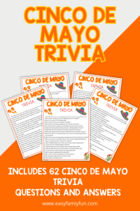 62 Best Cinco de Mayo Trivia Questions - Easy Family Fun- Print-and ...