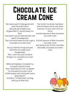 Ice Cream Kid Songs [Plus Free Lyric Printables] - Easy Family Fun ...