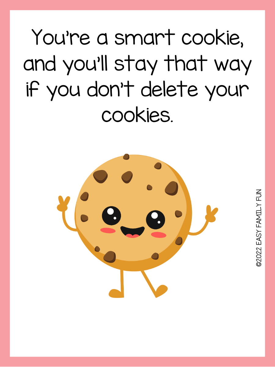 101 Funny Cookie Puns - Easy Family Fun- Games, Trivia, and Jokes