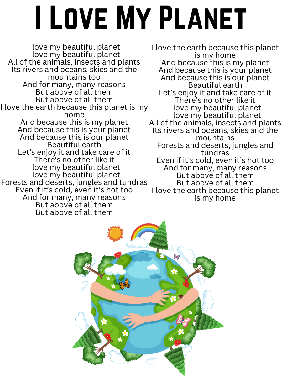 Earth Day Songs with Lyrics - Easy Family Fun- Games, Trivia, and Jokes