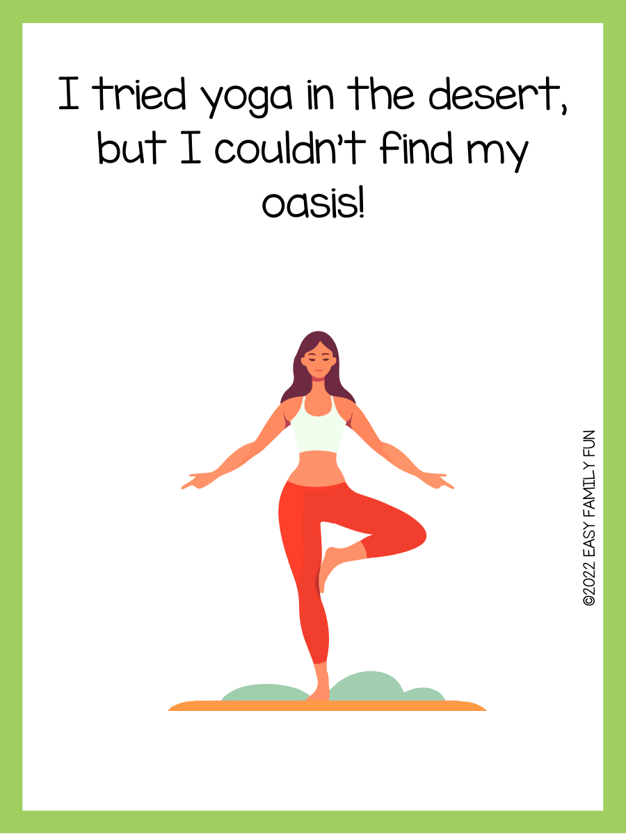 40 Funny Yoga Puns - Easy Family Fun- Games, Trivia, and Jokes