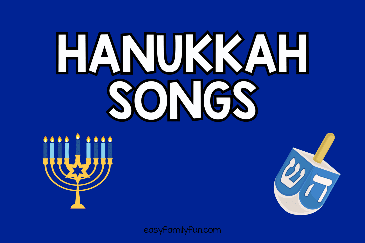 Kids Hanukkah Songs - Easy Family Fun- Games, Trivia, and Jokes
