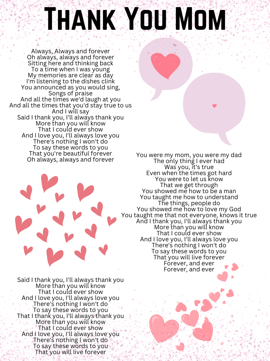 Best Mother’s Day Songs - Easy Family Fun- Print-and-Play Family Fun Hub