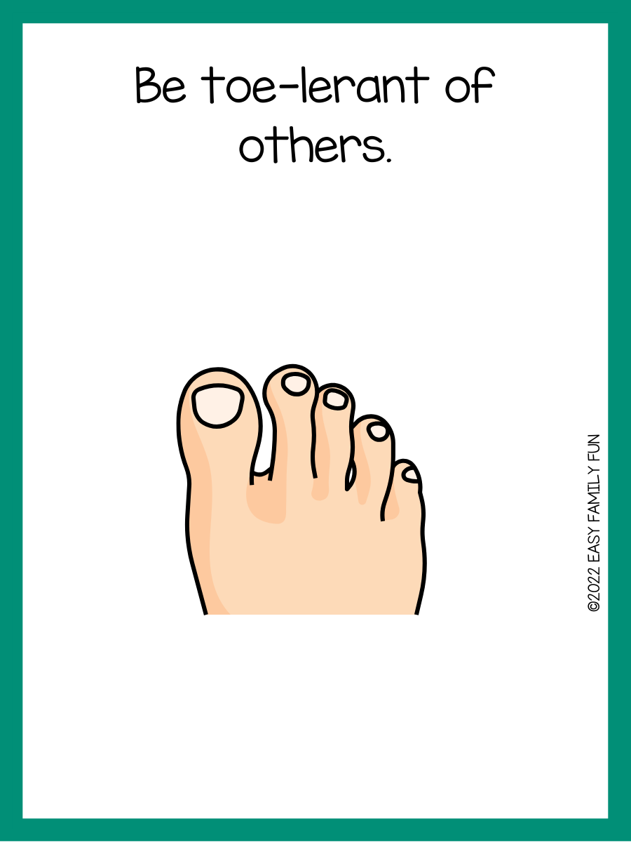 130 Toe-tally Awesome Toe Puns - Easy Family Fun- Games, Trivia, and Jokes
